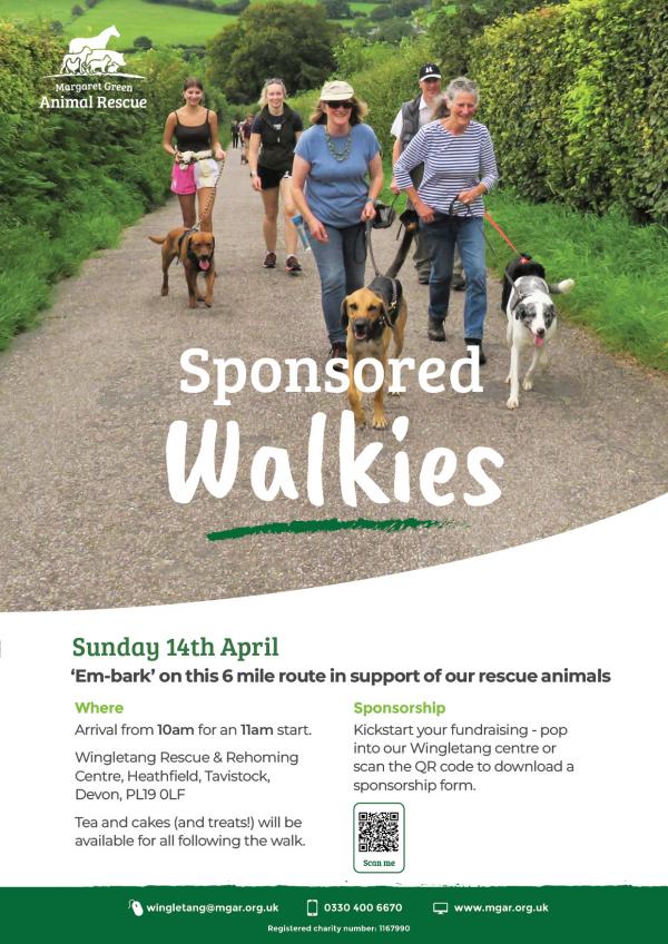 Margaret Green Animal Rescue | Sponsored Walkies 2024